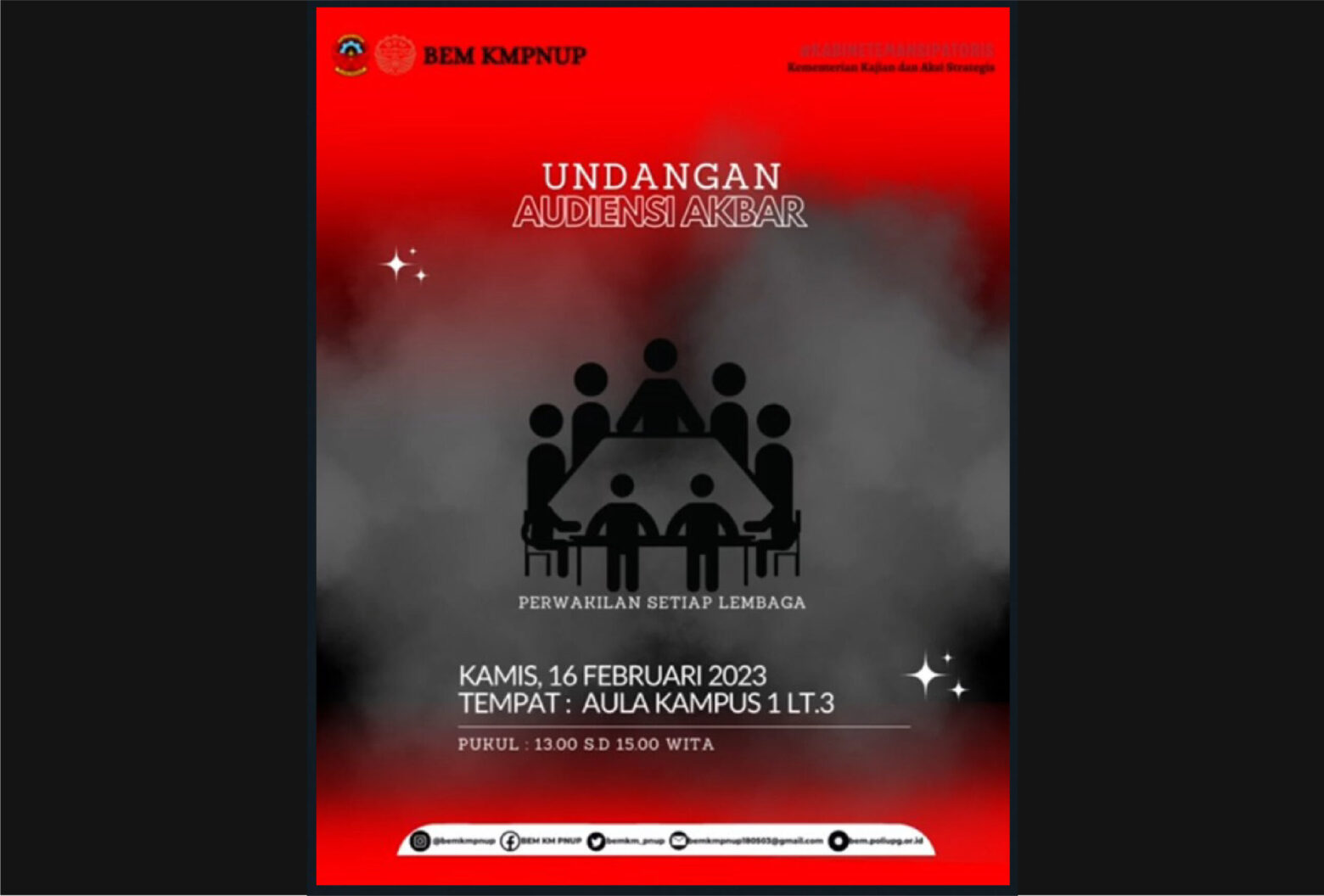 Audiensi Akbar Kembali Digelar Bersama Pimpinan Baru PNUP - Metanoiac